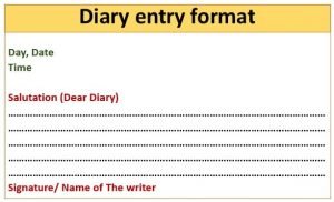 Diary Entry | How to Write, Format, Example, Questions, PDF